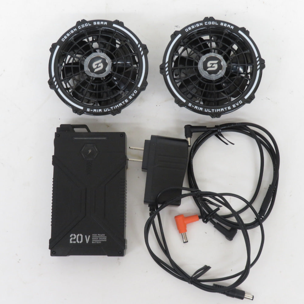 シンメン S-AIR 20V Li-ion バッテリ＆ファンセット SP-324 SP-224 中古美品 | テイクハンズ takehands ...