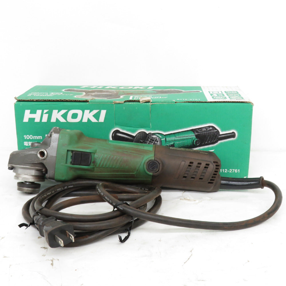 HiKOKI (ハイコーキ) 100V 100mm 電気ディスクグラインダ スライドスイッチタイプ G10SH6 中古 | テイクハンズ takehands | 工具専門店 テイクハンズ